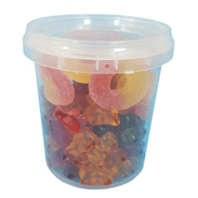 16 oz Round Clear Plastic Containers - Divan Packaging