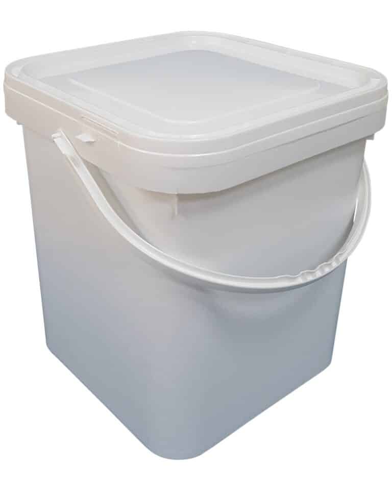 5 Gallon Square Bucket with Lid - Divan Packaging