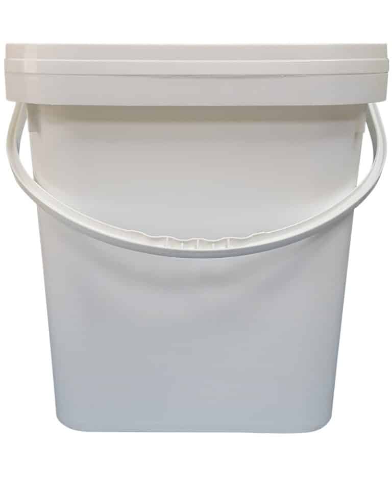 5 Gallon Square Bucket with Lid - Divan Packaging