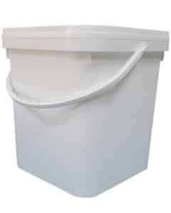 5 Gallon Square Bucket with Lid - Divan Packaging