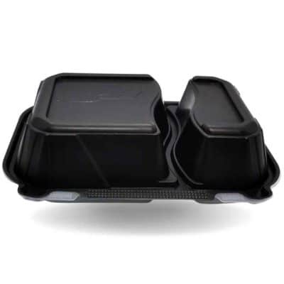 2 Compartment Food Containers Wholesale - Divan Packaging