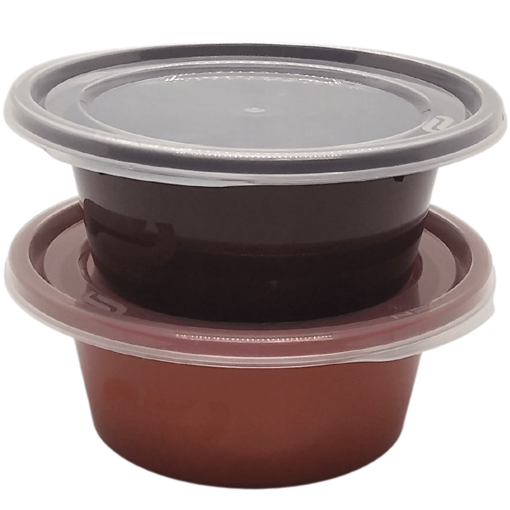 DYF240: Round 8oz Plastic Soup Container - Divan Packaging