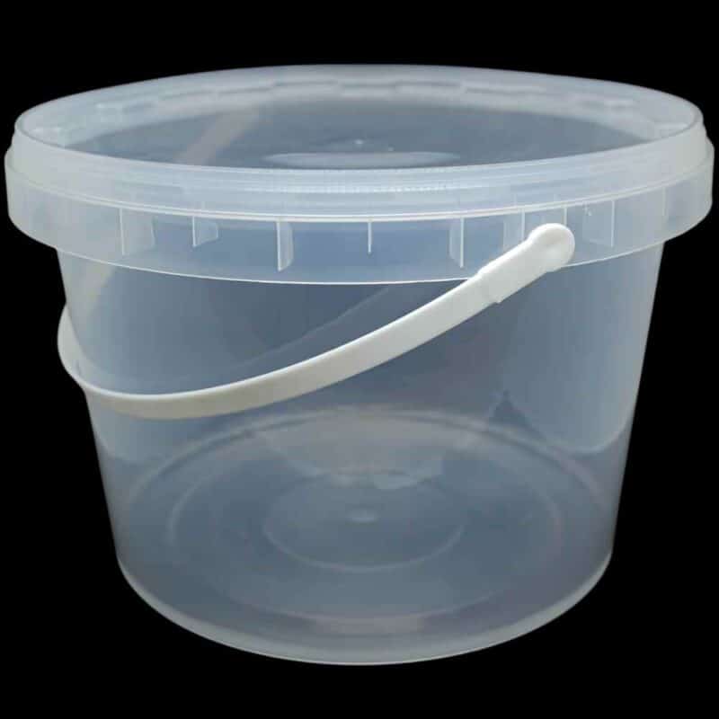 Clear Buckets with Lids - Divan Packaging