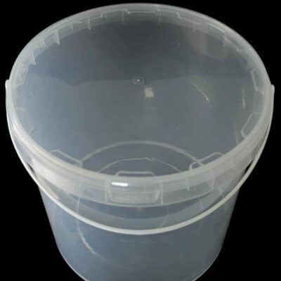 Clear 5 Gallon Bucket with Lid - Divan Packaging
