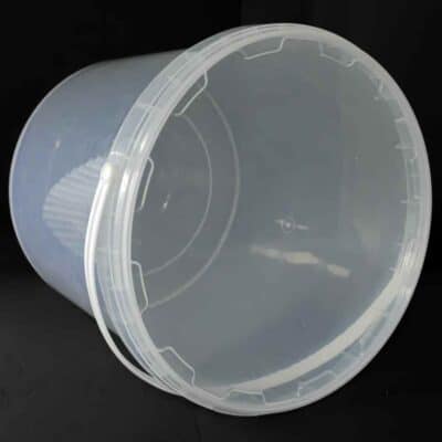 Clear 5 Gallon Bucket with Lid - Divan Packaging