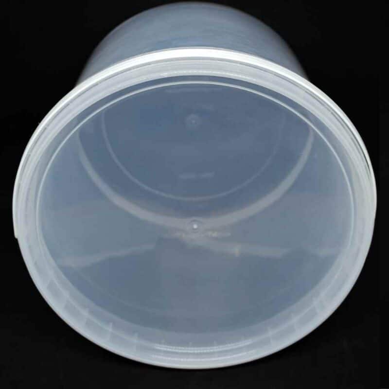 1 Gallon Plastic Clear Buckets with Lids - Divan Packaging