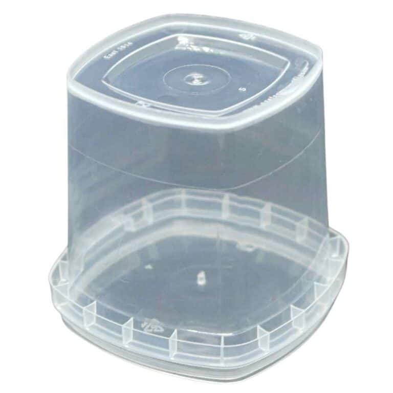 5 oz Plastic Containers with Lids - Divan Packaging