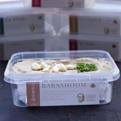 D280: 8 oz Custom Hummus Packaging - Divan Packaging