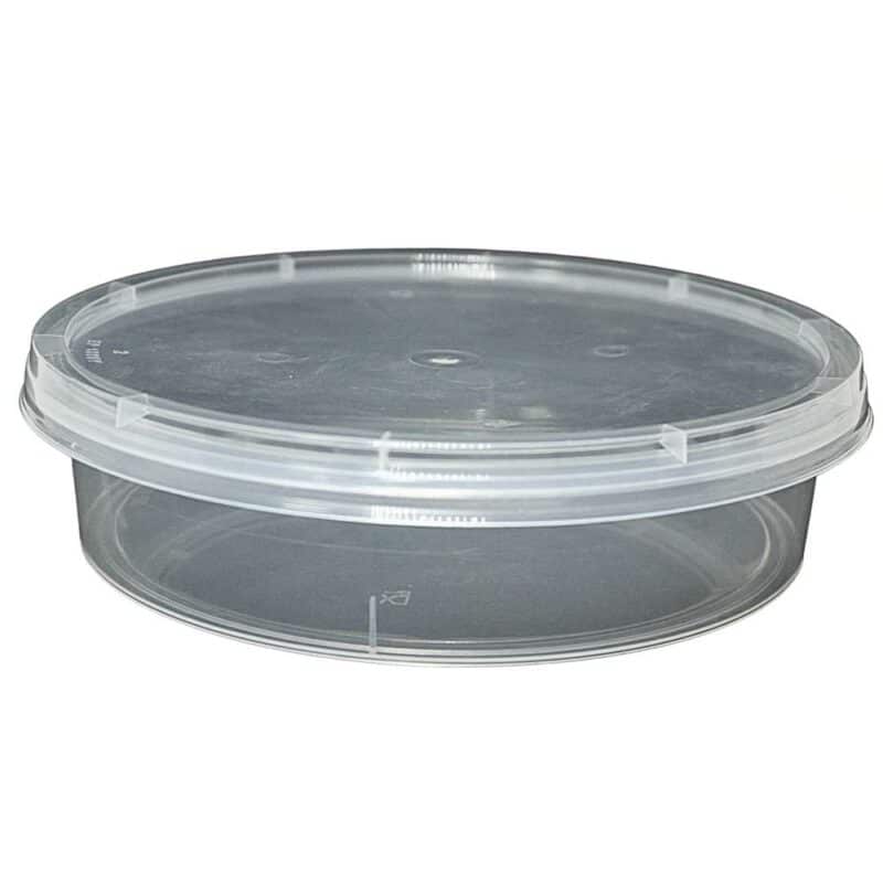 Round Plastic Container - Divan Packaging