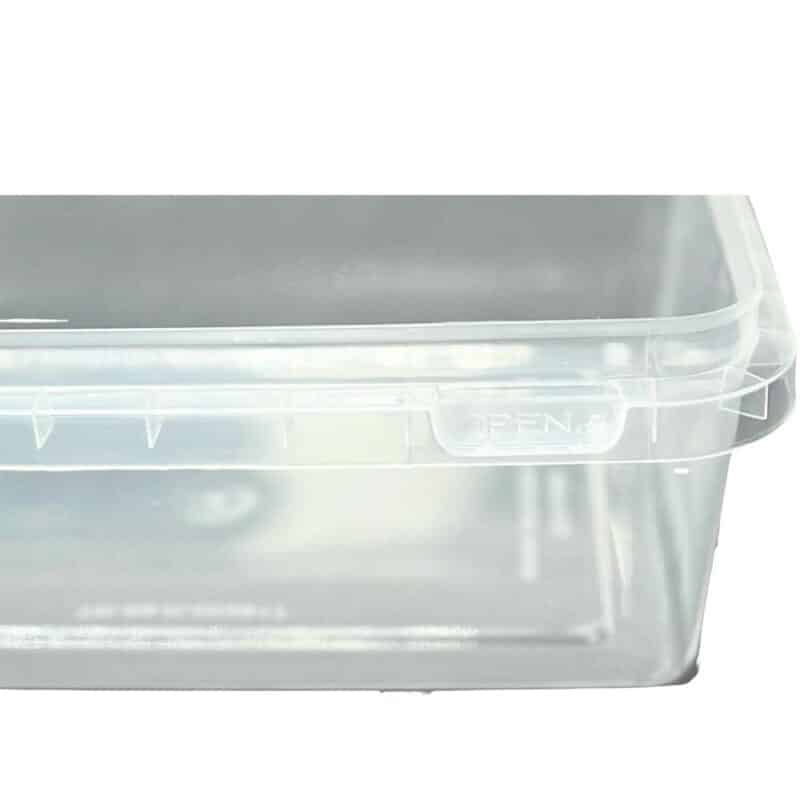Recatangular Plastic Container with Lid - Divan Packaging