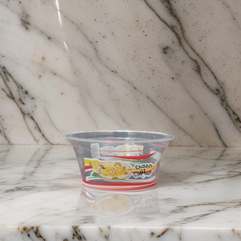 DÖF260: 260ml Hummus and Paste Container with Foil Seal - Divan Packaging